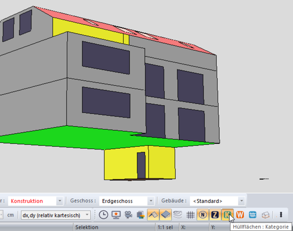 ENVISYS: Deckenplatten bearbeiten